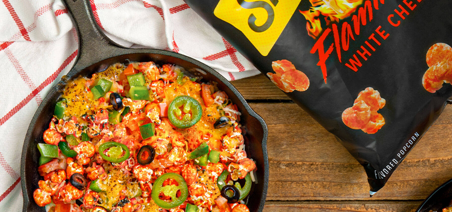 FLAMIN HOT® Popcorn Nachos | More Smiles With Every Bite