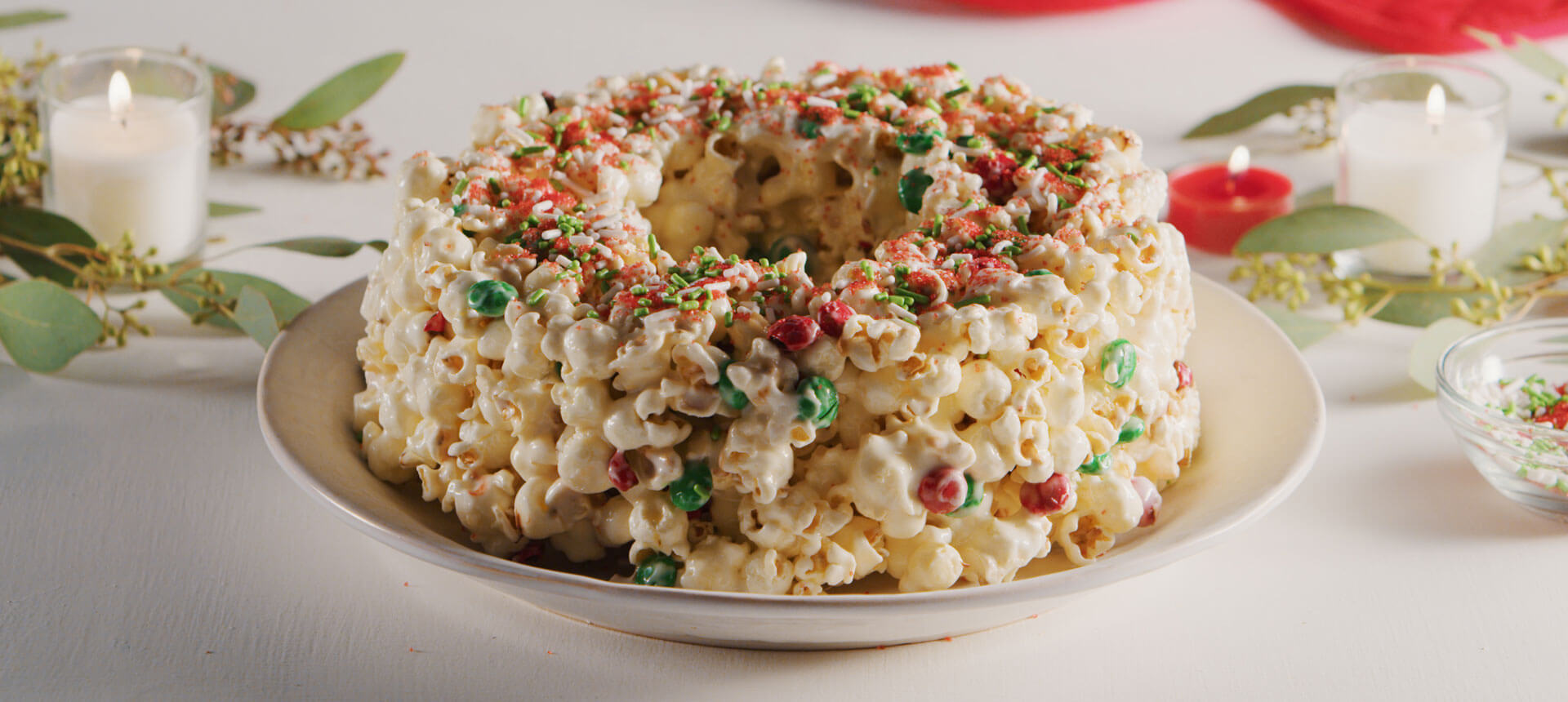 SMARTFOOD® Popcorn Holiday Wreath Cake | More Smiles With Every Bite