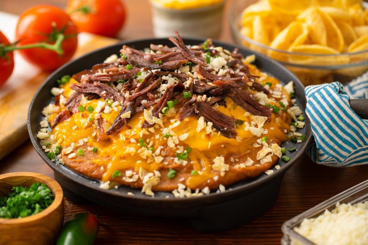 TOSTITOS® Chile Braised Short Rib Skillet Dip | More Smiles With Every Bite