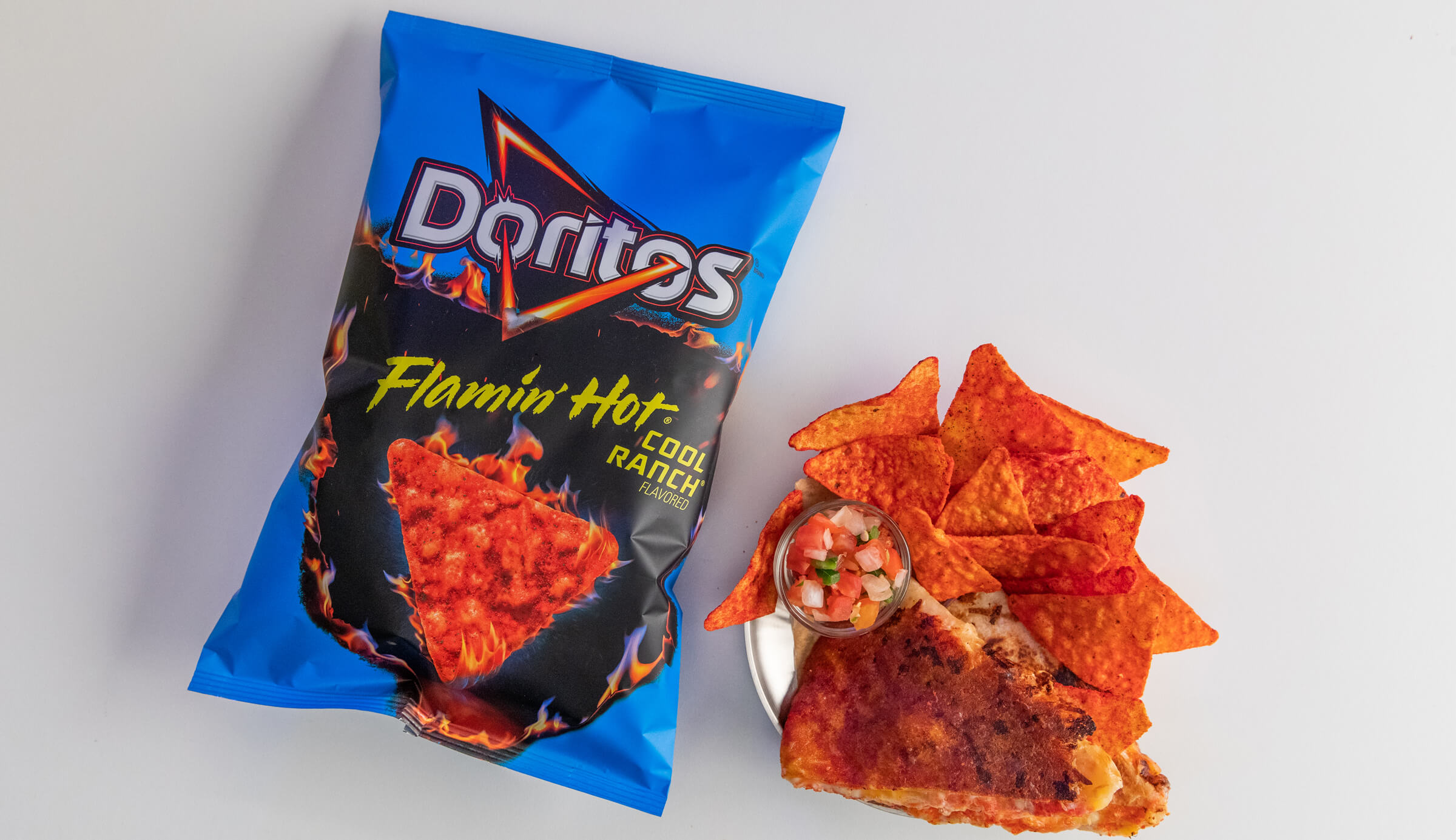 Doritos® Flamin’ Hot® Cool Ranch® Quesadillas | More Smiles With Every Bite